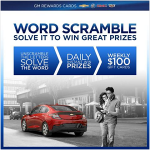 General Motors GM Rewards Cards Word Scramble & Instant Win Game ...