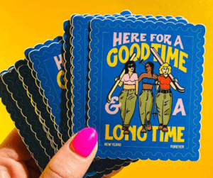 FREE 'Here For A Good Time & A Long Time' Sticker from Bad Athletics ...