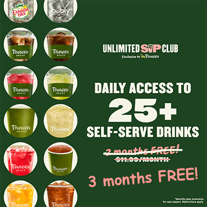Panera Unlimited Sip Club: FREE Drinks for 3 Months - Hunt4Freebies